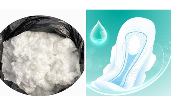 Part Of ES Bico Fiber Used In Sanitary Napkins - foodyfiber.com