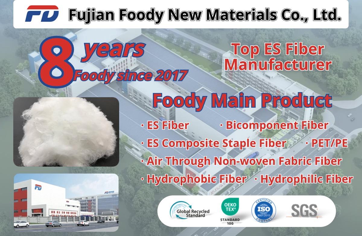 0.5D~2.5D Full-dull/Semi-dull One-time Hydrophilic Fiber - PE/PET ...